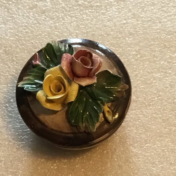 Capodimonte | Accents | Vintage Capodimonte Trinket Box | Poshmark